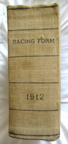 1912 Daily Racing Form Book Monthly Edition Charts of American Horse ...