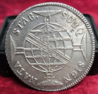 1816 Brazil 960 Reis Struck over 8 Reales Pillar Dollar | eBay