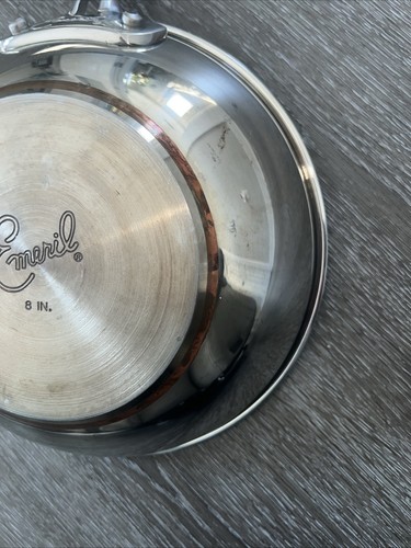Emeril All Clad Copper Core Stainless Steel Sauté Pan Skillet 8" Frying ...