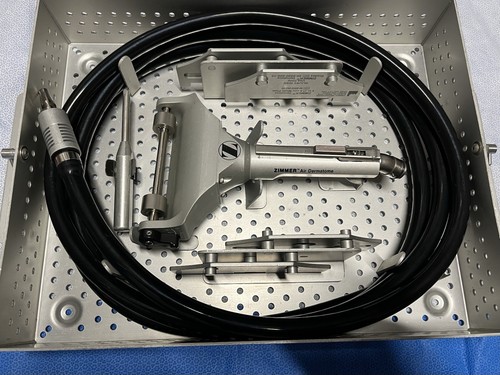 Zimmer 8801-01 Air Dermatome Set, x4 Plates, Hose, Sterilization Case ...
