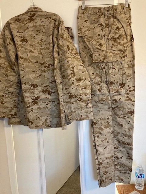 USMC UNIFORM - MCCUU - DESERT MARPAT - MEDIUM LONG | eBay