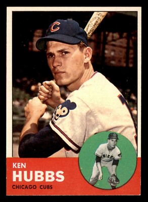 1963 Topps Baseball #15 Ken Hubbs NM *d3 | eBay