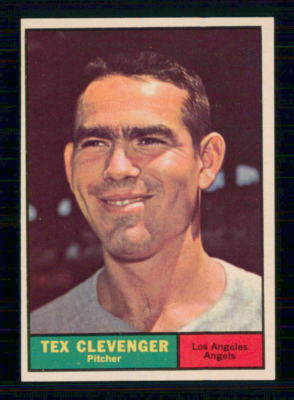 1961 TOPPS BASEBALL # 291 TEX CLEVENGER INV J8287 | eBay