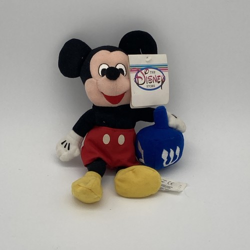 Disney Store Dreidel Mickey Mouse ‘99 Bean Bag Plush 8” NWT Jewish ...