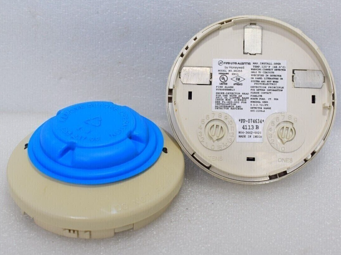 SD355 Honeywell Photoelectric Addressable Smoke Detector Smoke Detector ...