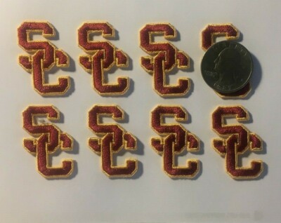 USC patch Trojans patch iron or sew on usc embroidered usc patch 8 sc ...
