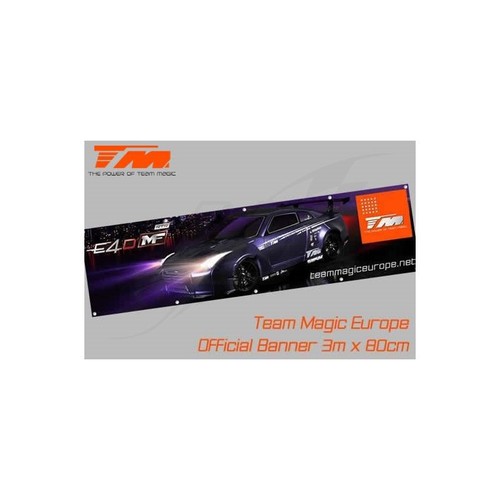 [ES] Team Magic Banner - Team Magic - E4D-MF R35 - 300 x 80cm - TM-B-2 ...