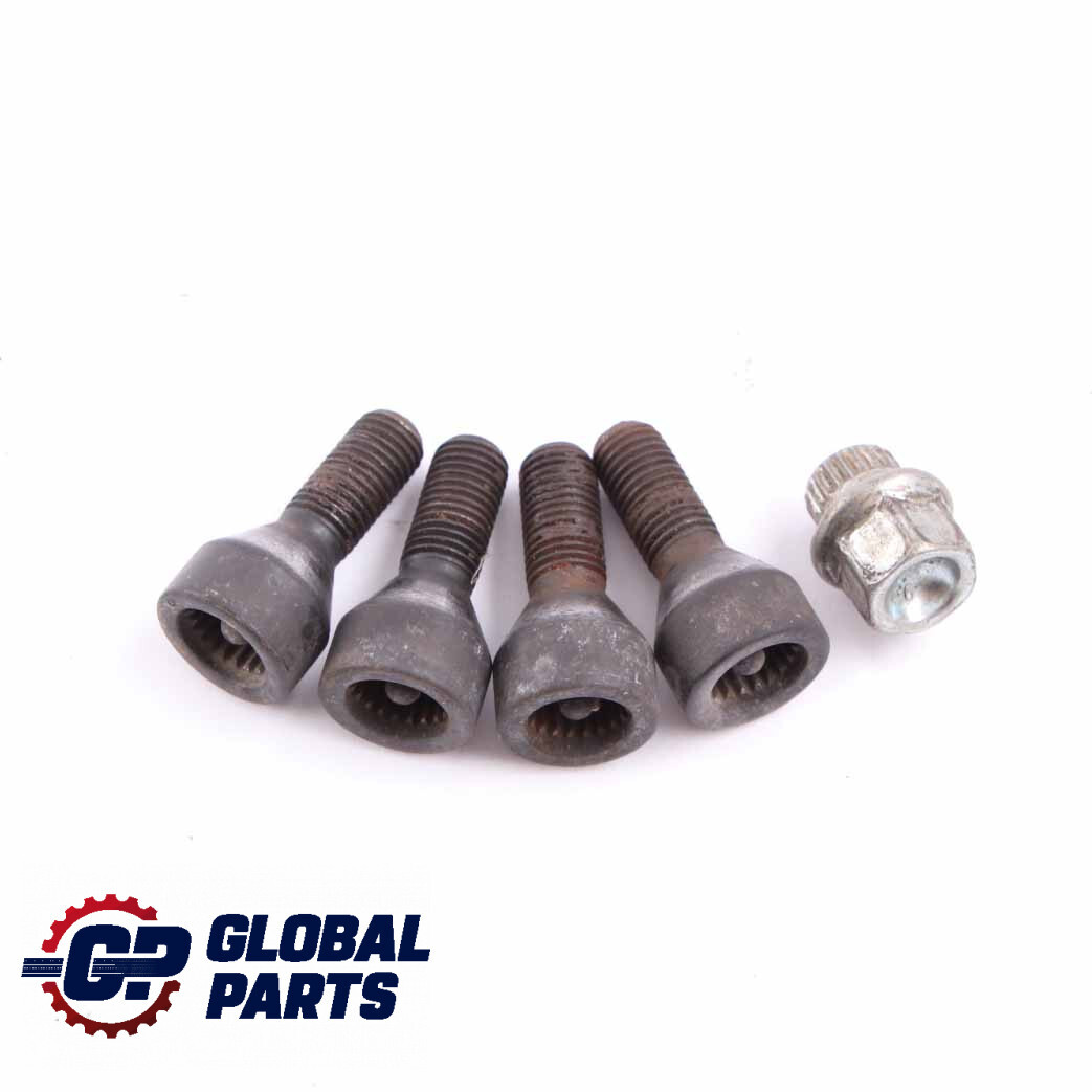 Security Bolt BMW F20 F21 F30 F31 F33 Set Locking Wheel Locks Nut | eBay