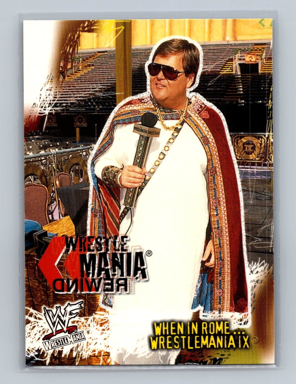 2001 Fleer WWF Wrestlemania Rewind Wrestling When in Rome 89 WR | eBay