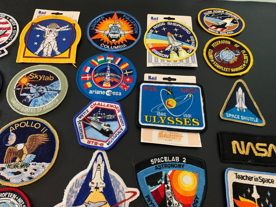 Lot of 48 Mixed NASA Challenger Spacelab Columbia Space Shuttle Mission Patches | eBay