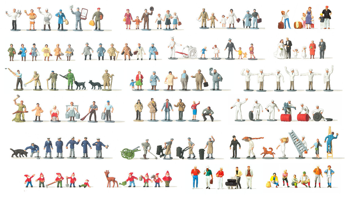 Finely hand-painted N scale figure sets - Merten | eBay