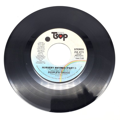 People's Choice Nursery Rhymes 45 RPM Single Record TSOP 1975 ZS8 4773 ...