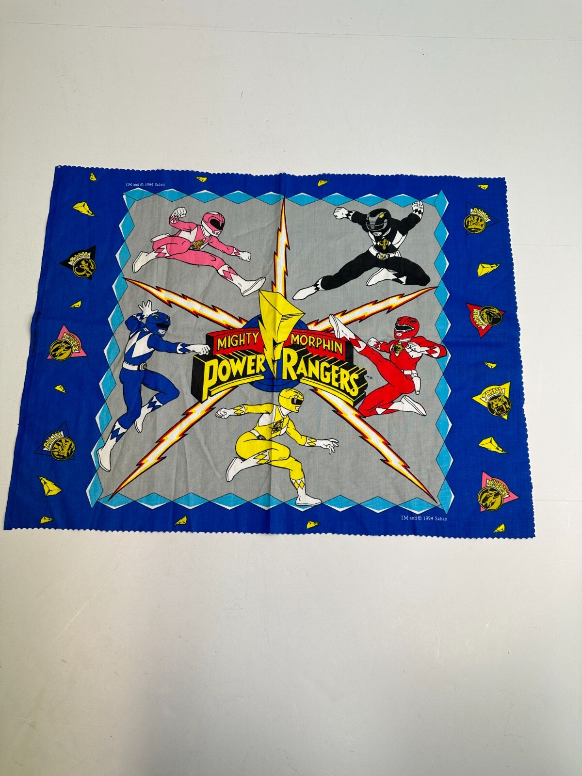 Vintage 1994 Saban Mighty Morphin Power Rangers Fabri… - Gem