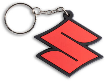 Suzuki "S" Logo Keychain Key Chain Keyfob Key Fob 990A0-19113 Red | eBay