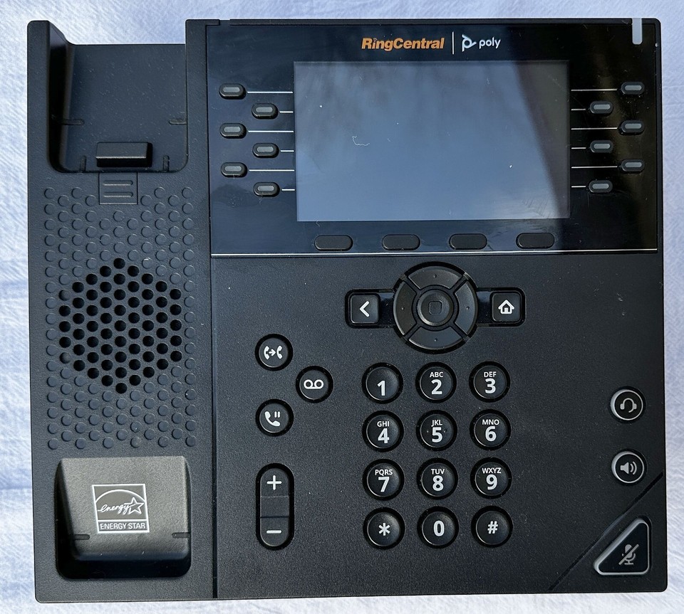 Polycom VVX450 POE 12 line VOIP Business Phones, WITH POWER SUPPLY ...