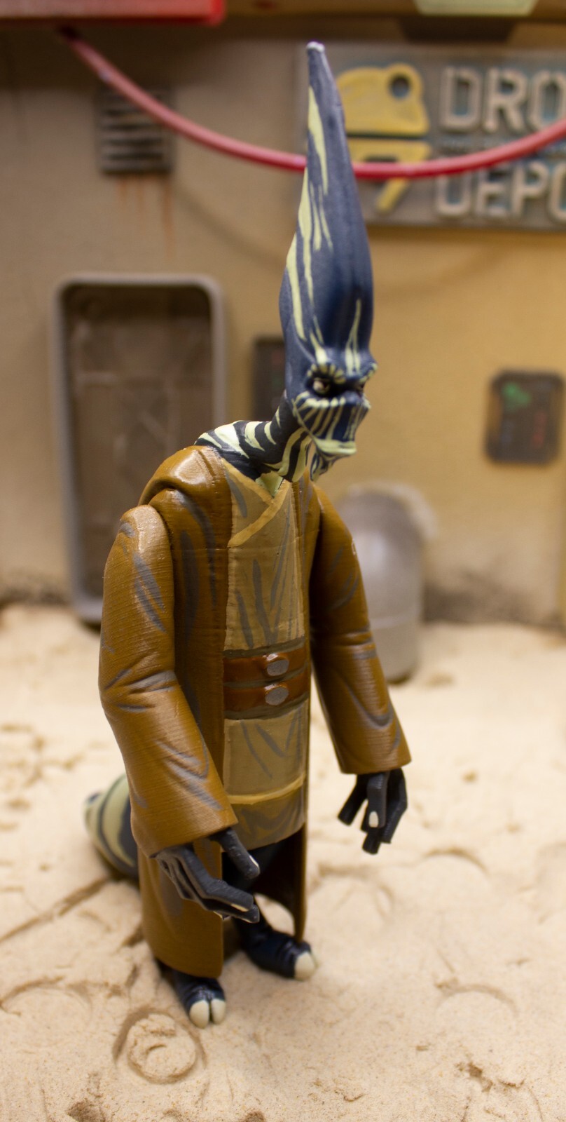 Star Wars custom articulated jedi-Thongla Jur 3.75 inch clonewar UZAYCUSTOMS 1pc | eBay