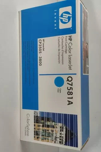 HP 503A Q7581A Cyan Toner Cartridge *EXPIRED* Brand New OEM Free ...