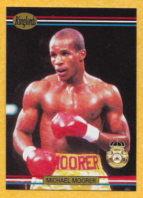 Michael Moorer boxer boxing 1991 Ringlords trading card #14 | eBay