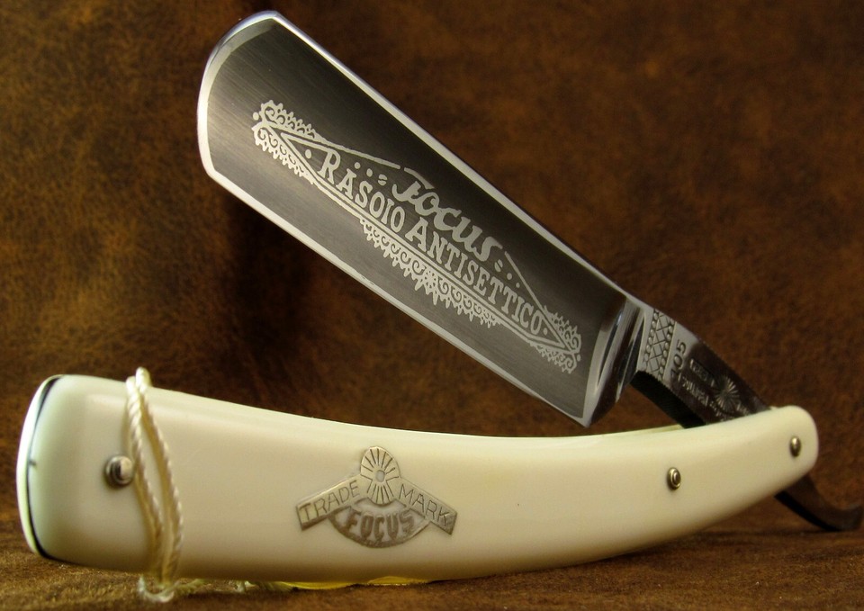 Vintage Straight Razor NOS Friedr. Schlemper Focus 105 under 7/8" (13/ ...