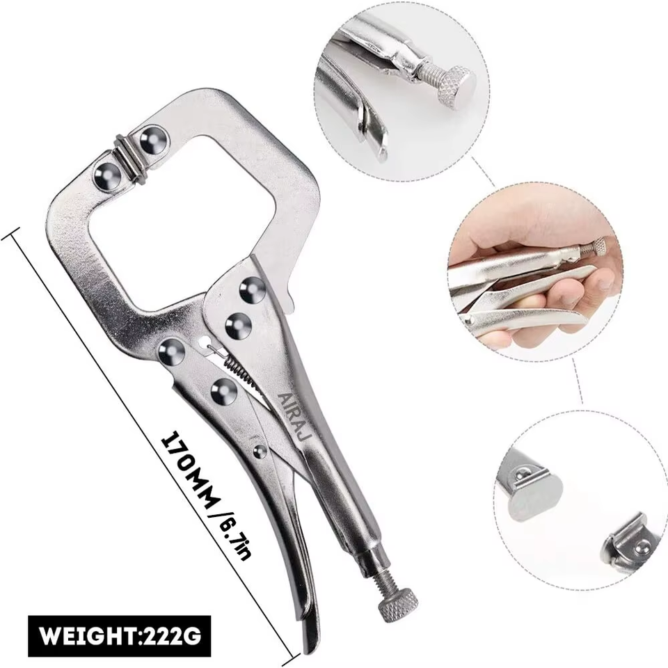 7 Inch Multifunctional Pliers, Locking Pliers Carbon Steel Electrician ...