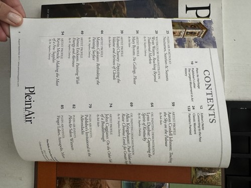 Plein Air Magazine Painting Art Guide 5 Issues December 2016- September ...