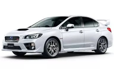 Mini car 143 SUBARU WRX STI Type S Crystal White Pearl W419] | eBay