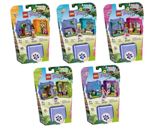 Lego Friends Play Cube Jungle Series - Set of 5 - 41434 41435 41436 ...
