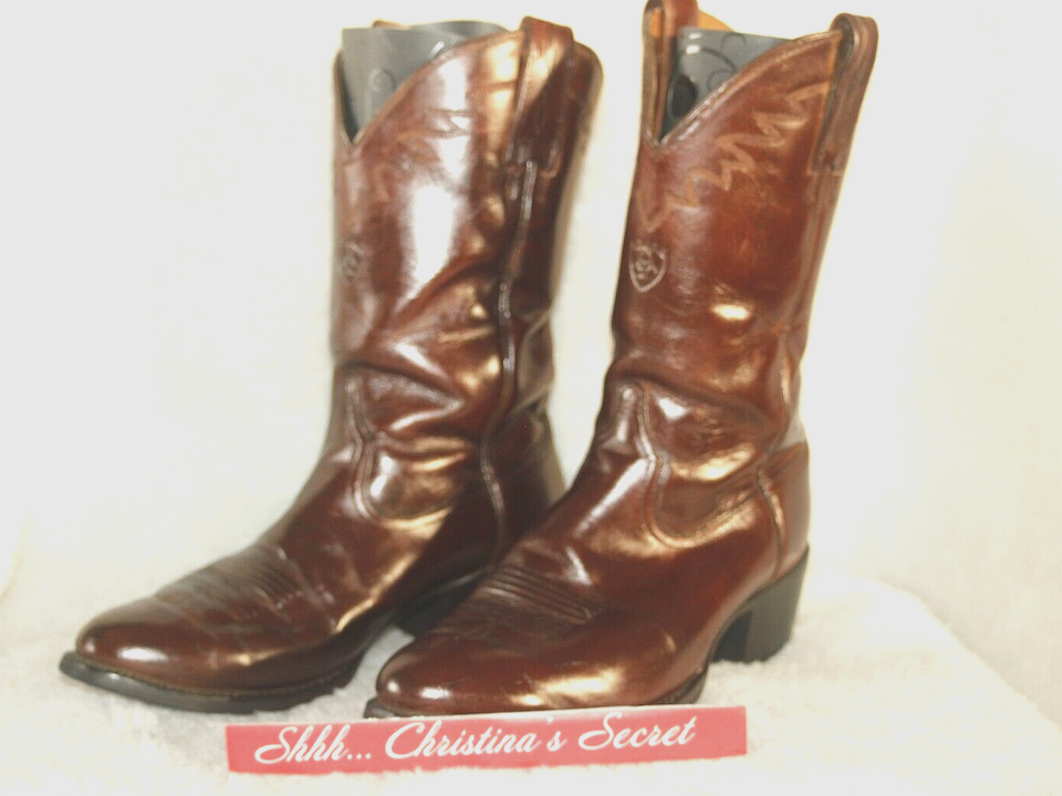 ARIAT 4LR Mens Western Boots 34625 Brown Leather Advance Cushioning ...