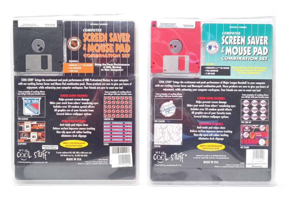 LA Kings 1996 Anaheim Angels 1997 Good Stuff PC Computer Screen Saver ...