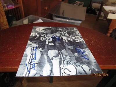 Ted Hendricks Mike Curtis Stan White Signed Baltimore Colts Football ...