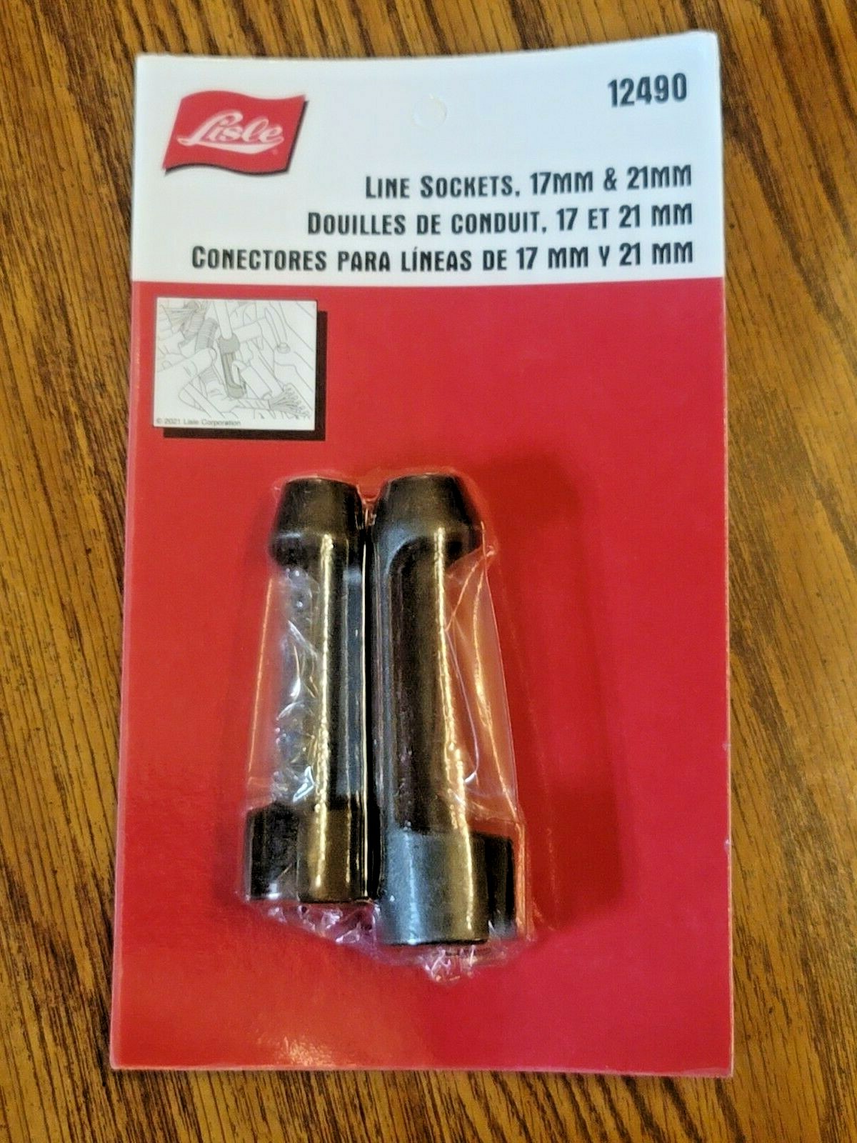 Lisle 3/8" dr Fuel Line Socket Wrenches for Audi, BMW, Paccar 17mm ...