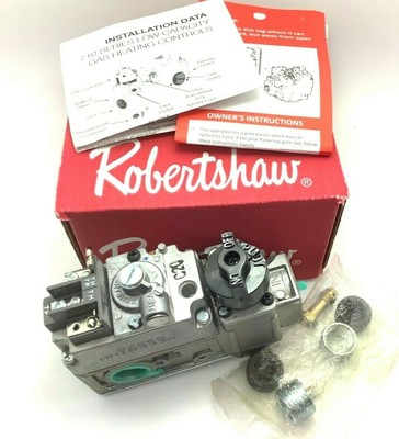Robertshaw Millivolt Gas Valve 710-502, 7000MVRLC, Standard Opening, 70 ...