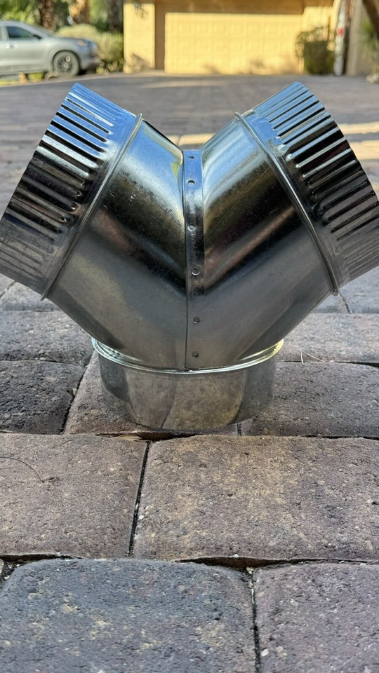 WYE Duct Connector, 6" x 6" x 6" | eBay