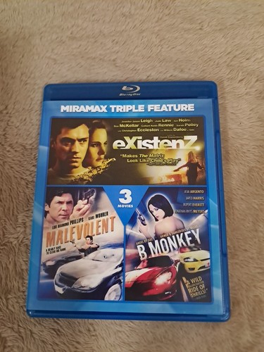 Existenz (1999) B Monkey (2002) Malevolent (1999) Blu-ray OOP 96009032814| eBay