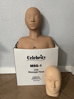 Lisa Massage Training Head Shoulders Burmax Mannequin With Strap | eBay