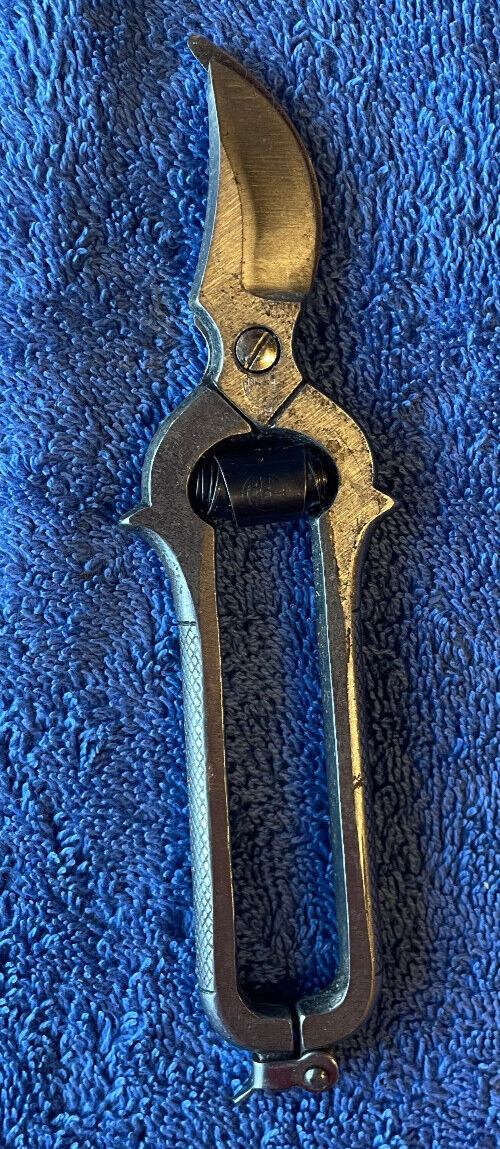 ANGESA CURVED KITCHEN SECATEUR/SHEARS/SCISSORS with SPRING, ITALY, NEW ...