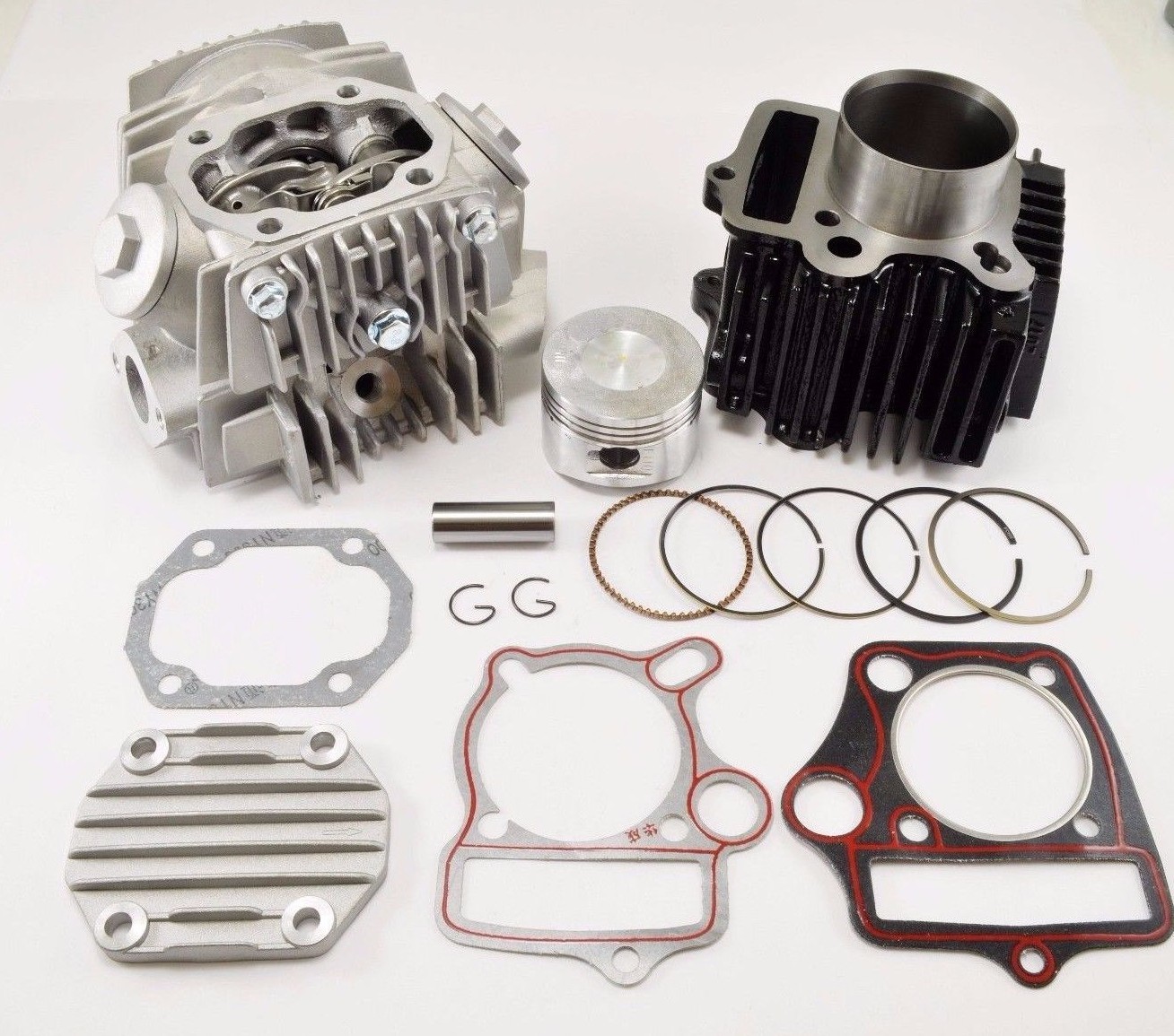 CYLINDER ENGINE REBUILD KIT CHINESE 110CC ROKETA KAZUMA TAOTAO SSR ATV ...
