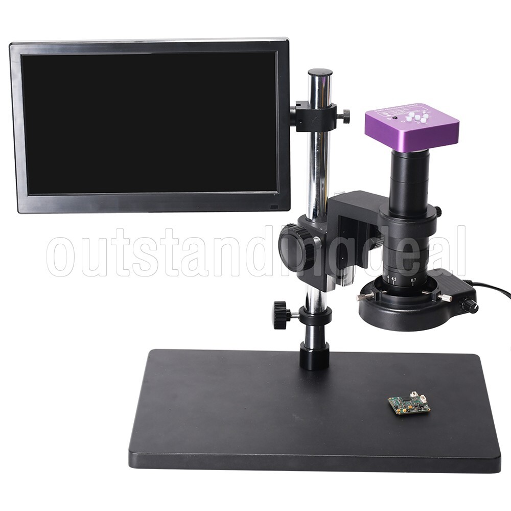 51MP 1080P 60FPS Digital Microscope with HDMI USB Camera 180X Lens 11.6 ...