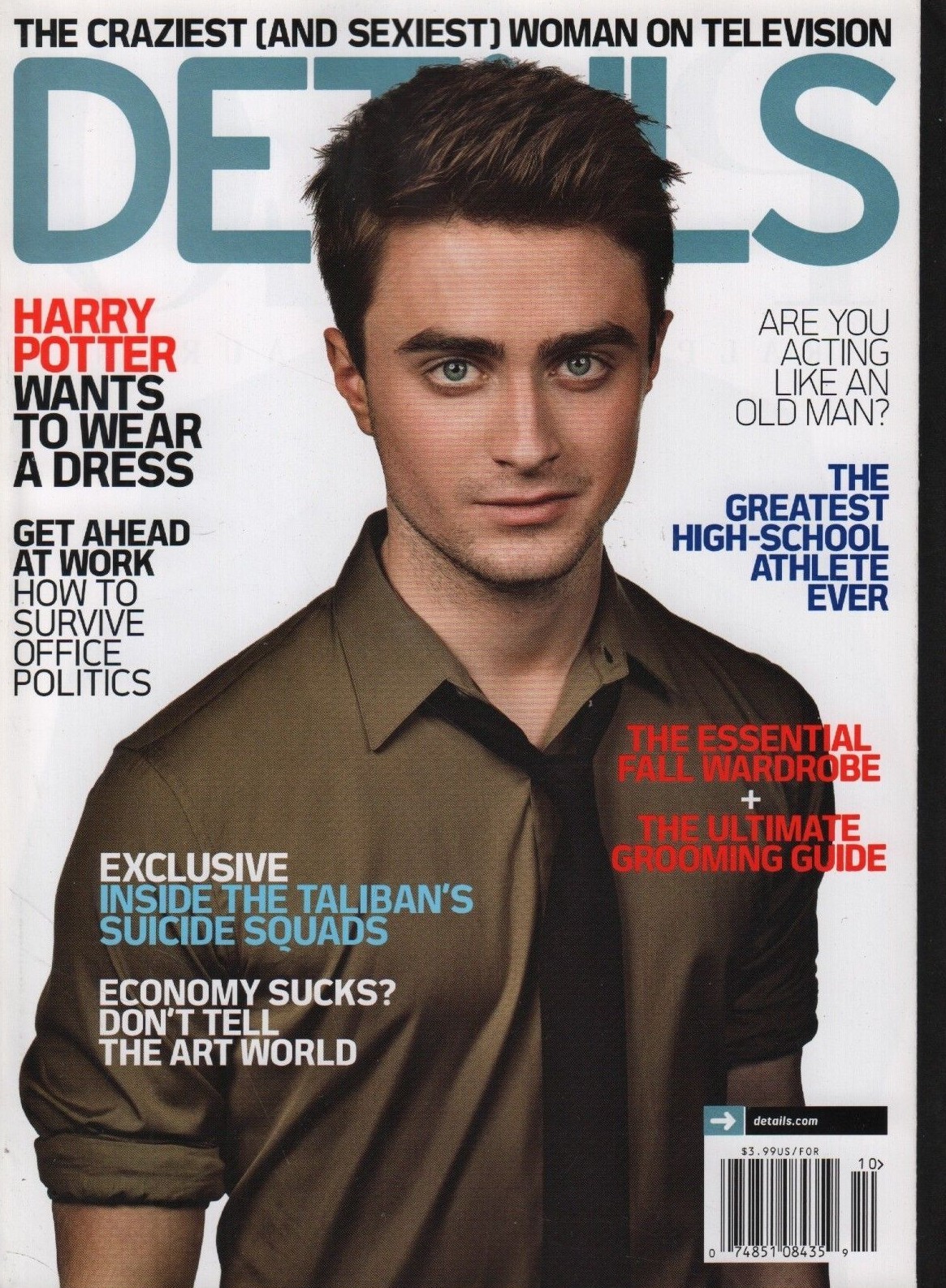 Details October 2008 Daniel Radcliffe Steven Klein 062218DBF | eBay