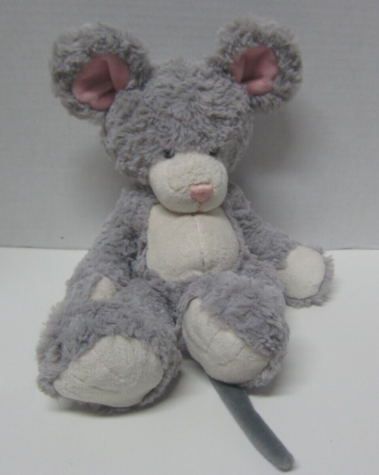 Mischief 12" Alice's Bear Shop Gray Mouse Plush With Magnet's in Paws ...