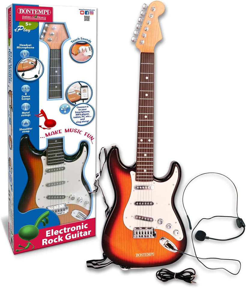 | Rock on - Chitarra Elettronica Con Microfono Con Ingresso MP3 per ...