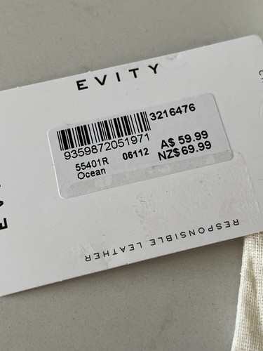 EVITY ~ Leather Light Ocean Blue Purse/Wallet Small RRP $59.99 NEW | eBay