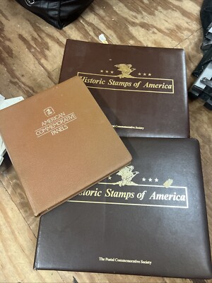 COMPLETE HISTORIC STAMPS OF AMERICA; POSTAL COMMEMORATIVE SOCIETY OVER ...