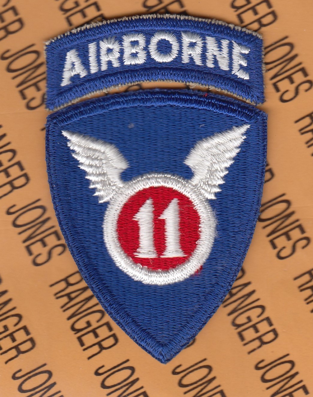 US Army 11th Airborne Division dress uniform 4" patch & tab set c/e | eBay