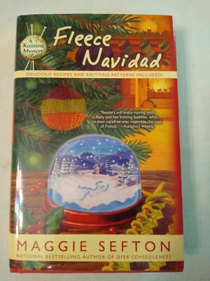 Maggie Sefton Fleece Navidad cozy Christmas mystery in HB like new ...