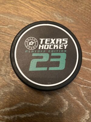 Dallas Stars AAC NHL HOCKEY 2023 23 edition Playoffs Commemorative Puck ...