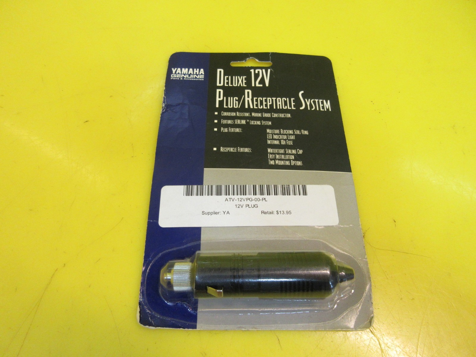 NEW YAMAHA SNOWMOBILE ATV DELUXE 12V 12 VOLT ACCESSORY PLUG RECEPTACLE ...