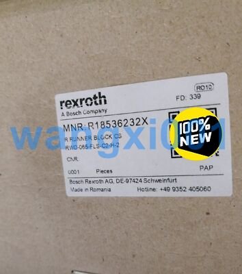 NEW Rexroth R18536232X Heavy duty roller slider FedEx DHL Fast delivery ...