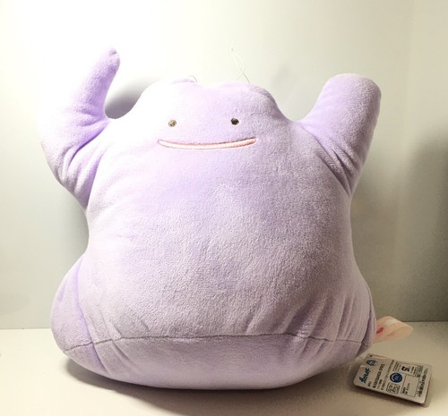 Banpresto Pokemon I LOVE METAMON DITTO BIG Plush Doll Stuffed Toy 10 ...