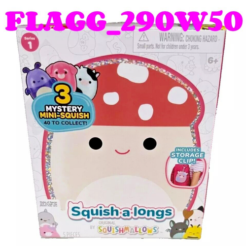 Squishmallows Squish-A-Longs CLIP-A-LONGS 3 Mystery Mini Squish & Clip ...